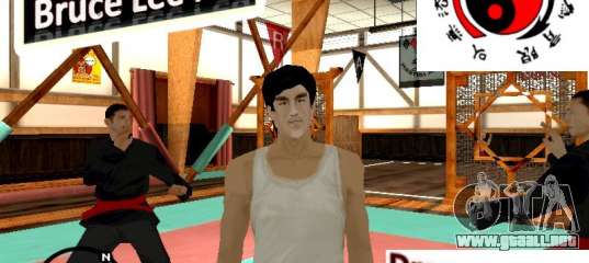 Bruce Lee piel para GTA San Andreas