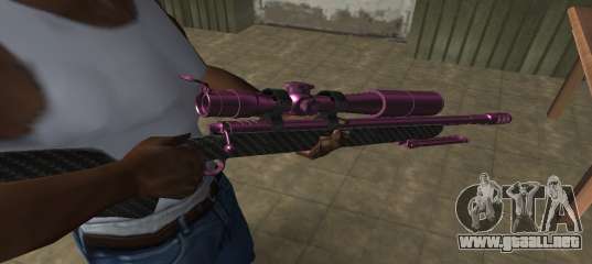 Purple Sniper Rifle para GTA San Andreas