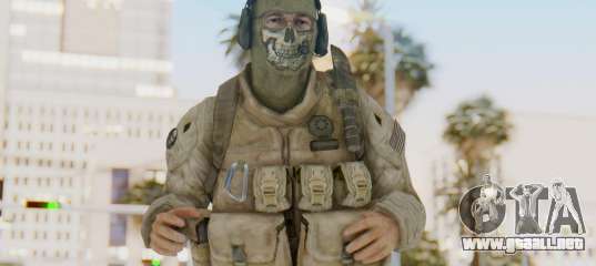 CoD MW2 Ghost Model v1 para GTA San Andreas