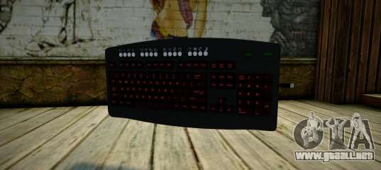 Tastatur Gun para GTA San Andreas