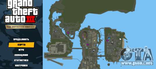 HD Satellite Map para GTA 3 Definitive Edition