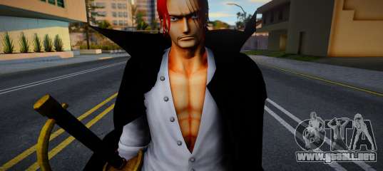 Akagami No Shanks From One Piece Pirate Warrior para GTA San Andreas