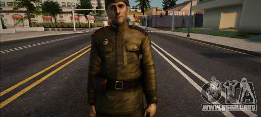 USSR Soldier v8 para GTA San Andreas