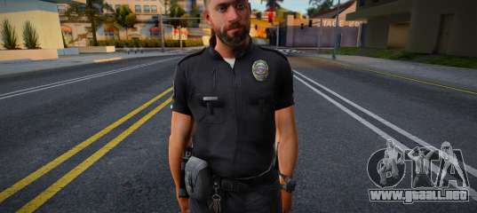 New HD Police Skin v2 para GTA San Andreas