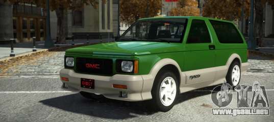 GMC Typhoon Vadrol para GTA 4
