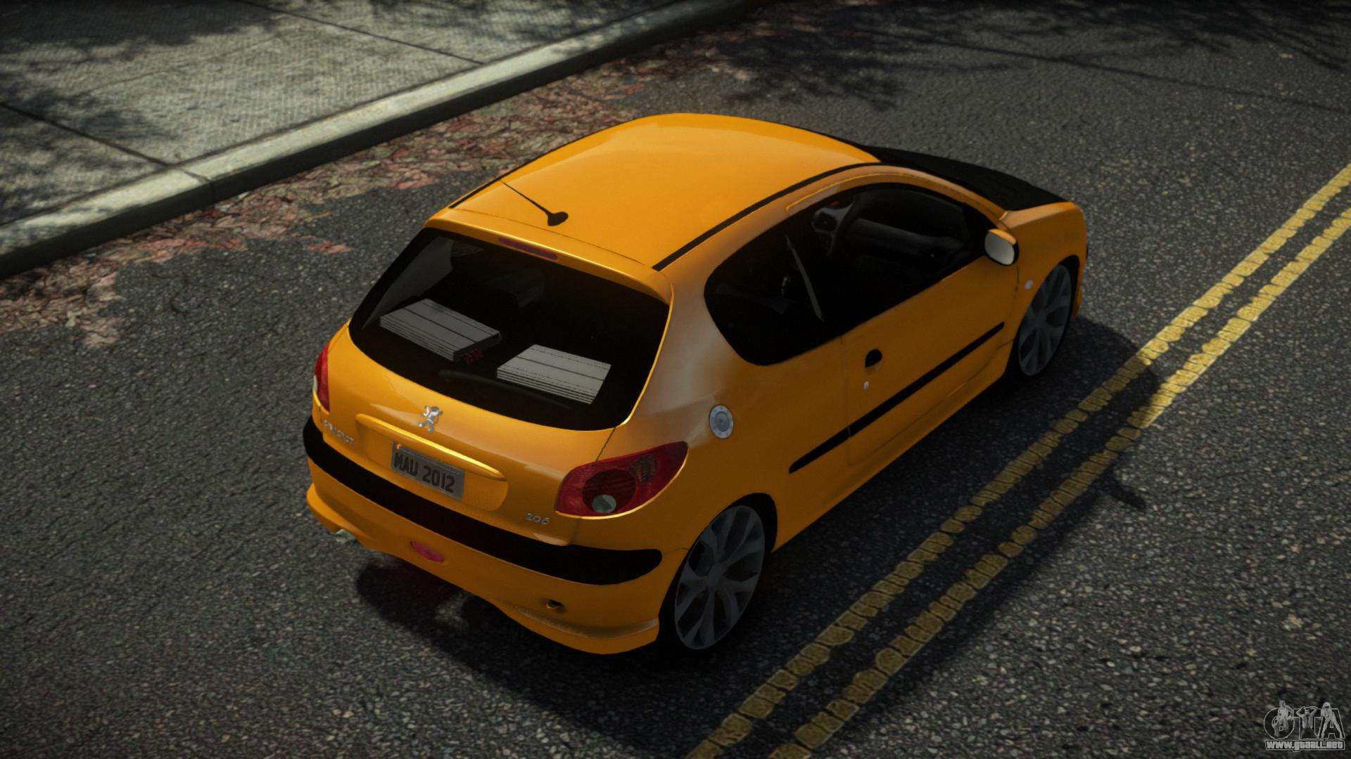 Peugeot 206 CT6-Hl para GTA 4