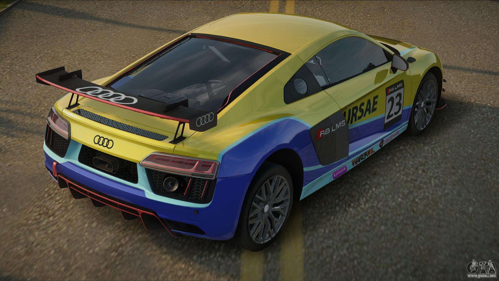 Audi R8 LMS Ronchan para GTA San Andreas