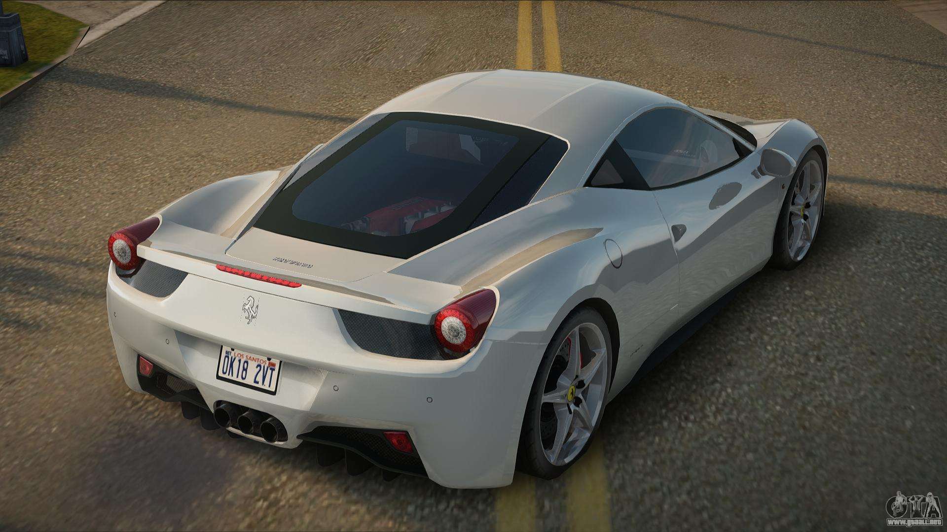 Ferrari 458 Sanor para GTA San Andreas