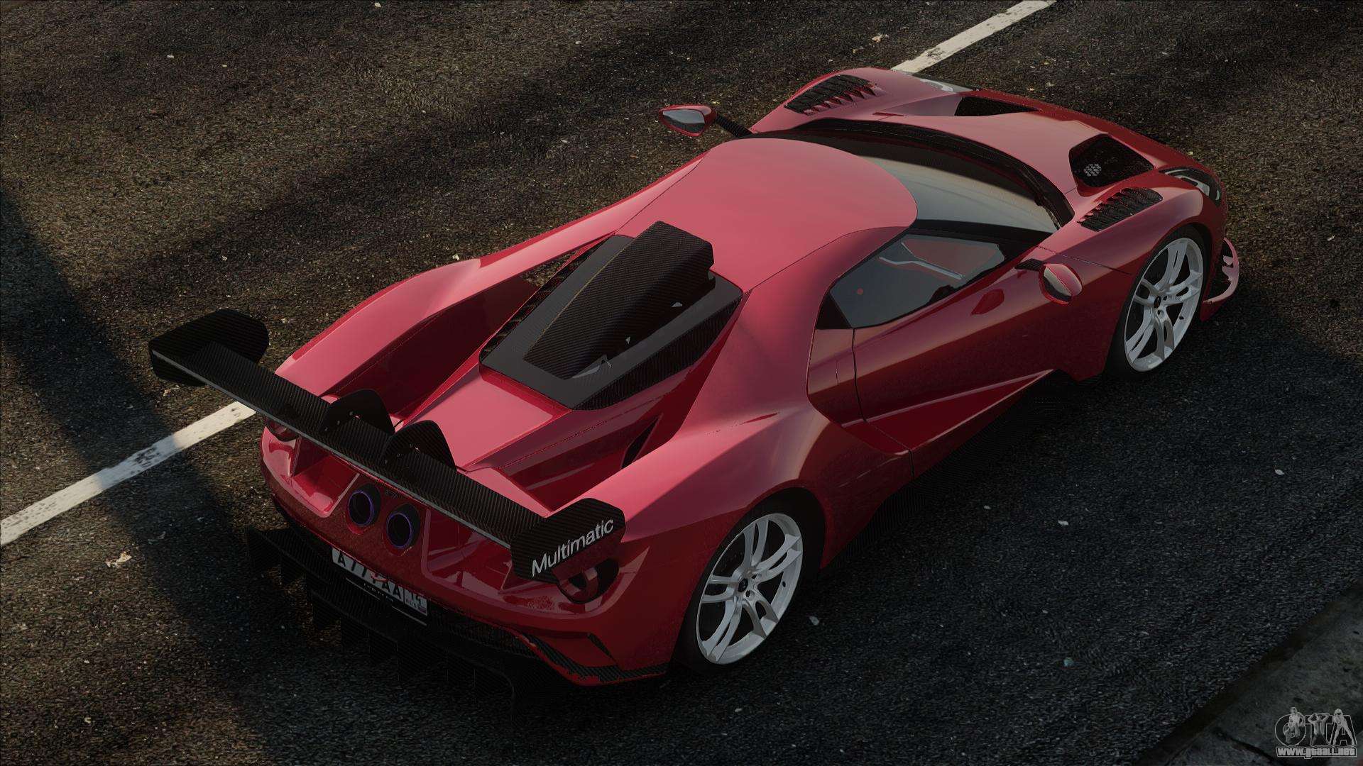 Ford GT 2017 RED para GTA San Andreas